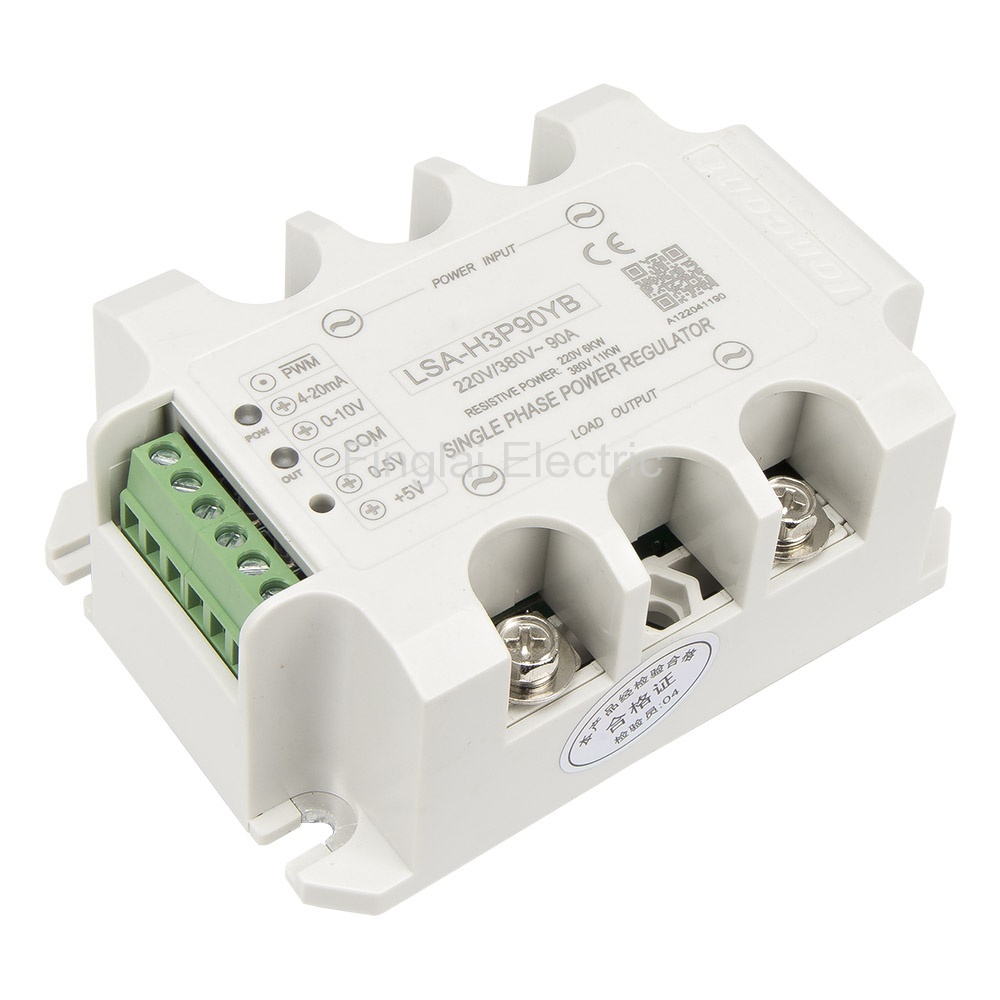 LSA-H3P90YB single phase AC 90A 220V/380V solid state voltage regulator ...