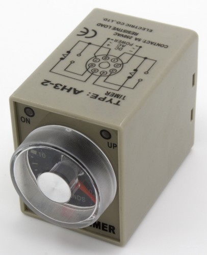 AH3-2 AC 220V 60s on delay DPDT time relay