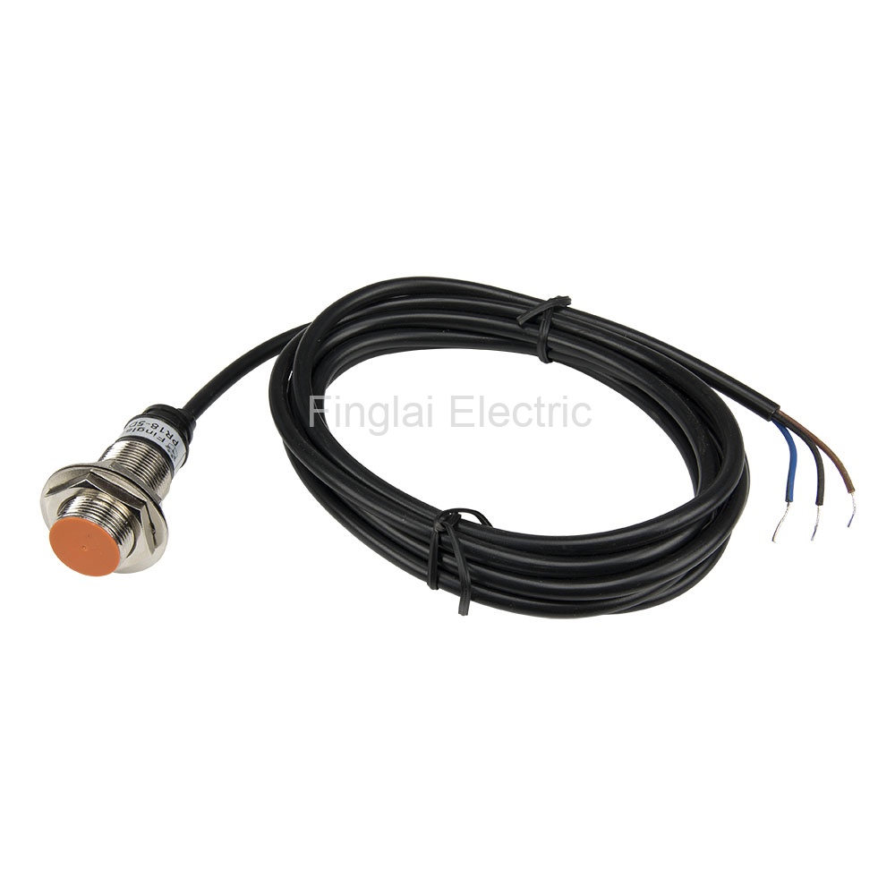 PR18-5DP M18 5mm sensing DC PNP NO shielded full view proximity switch sensor